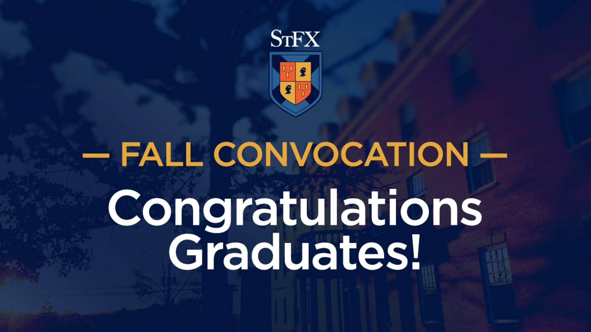 The 2025 Fall Convocation Graduation List is out! | St. Francis Xavier University